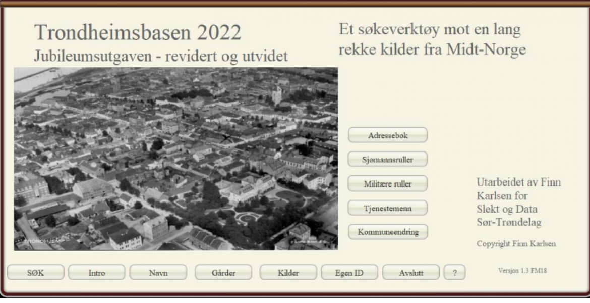 Trondheimsbasen 2022 | Slekt og Data